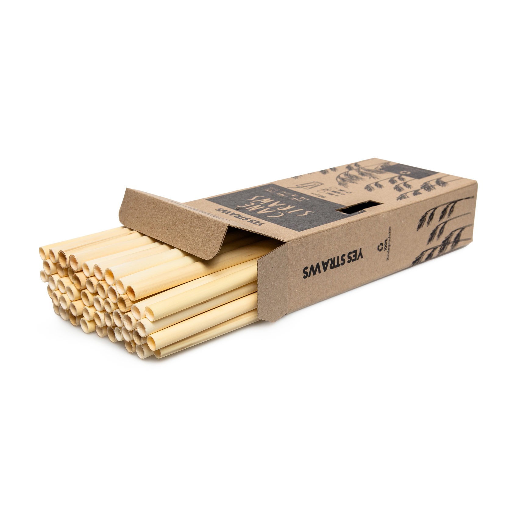 Classic Straws 8″ – Family 15 Pack – The Cane Straw Co